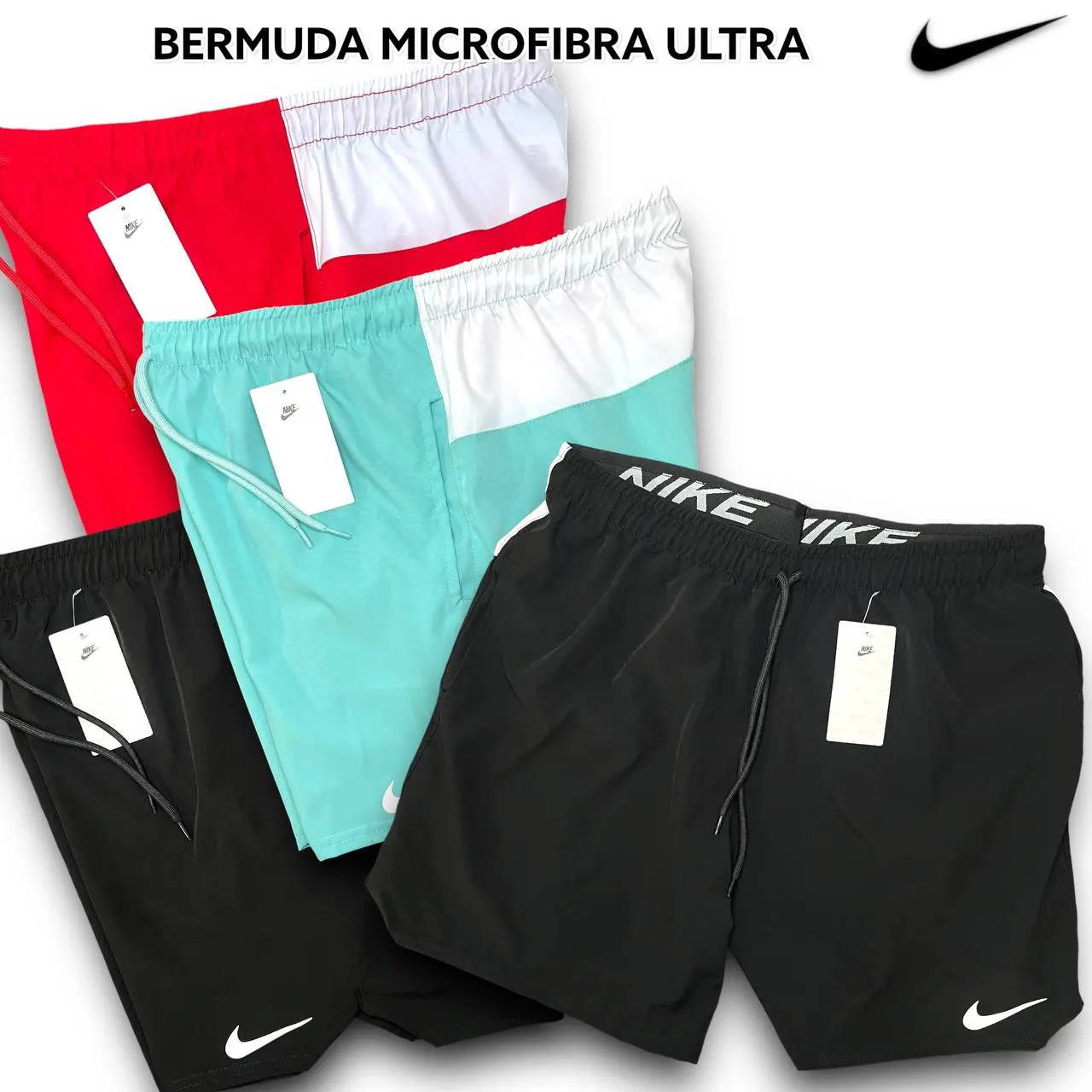 Bermuda Microfibra Ultra - NIKE elástico interno - Filipe Acessórios ...