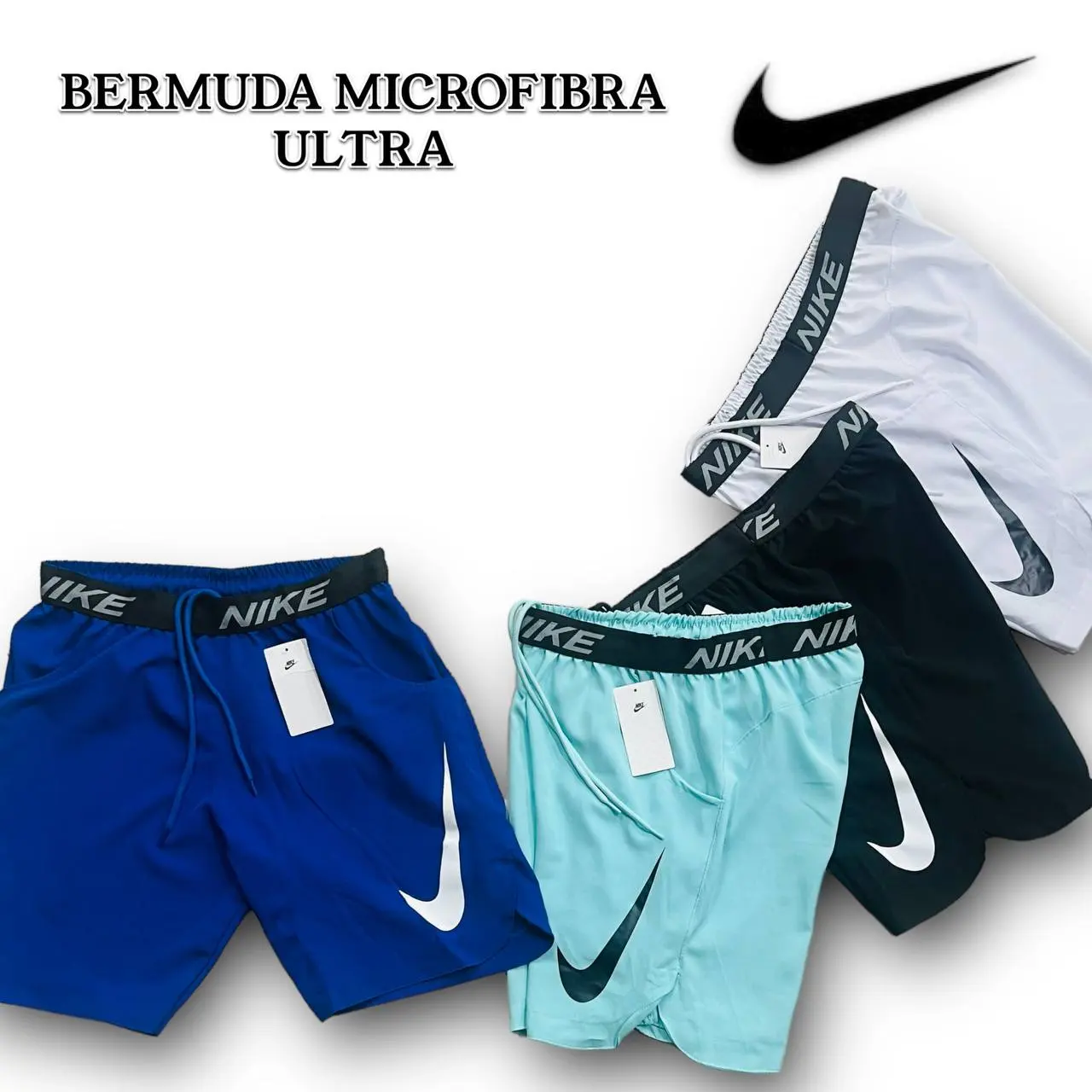 Bermuda Microfibra Ultra - NIKE - ELASTICO EXTERNO - CONTAINER STORE ...